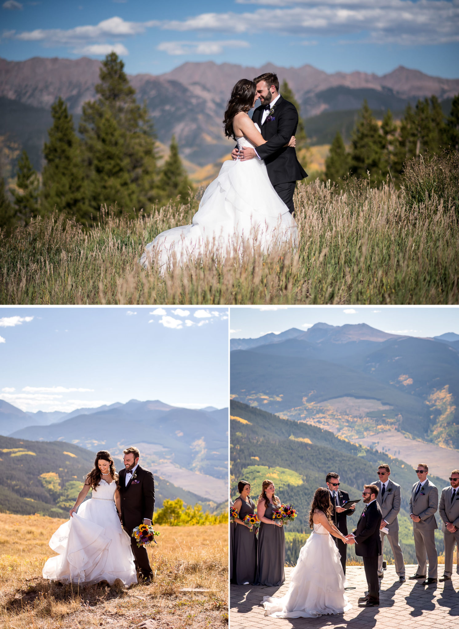 Vail Wedding Deck Intimate Wedding - Roaming Pine