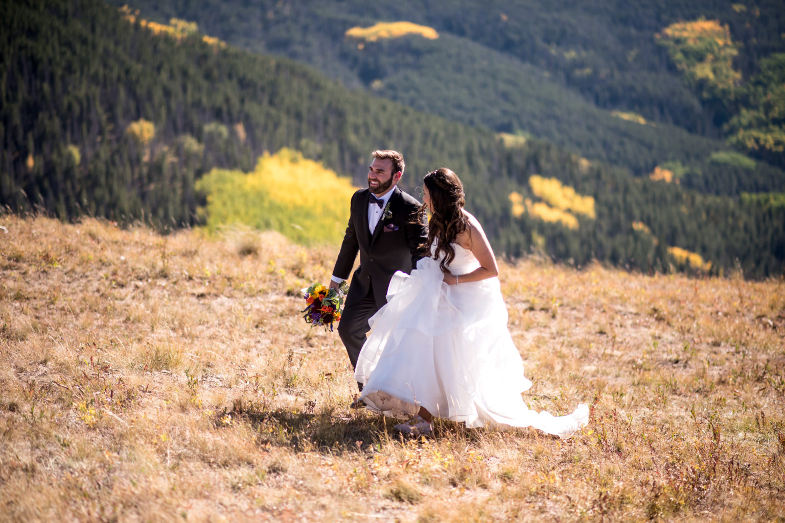 Vail Wedding Deck Intimate Wedding - Roaming Pine